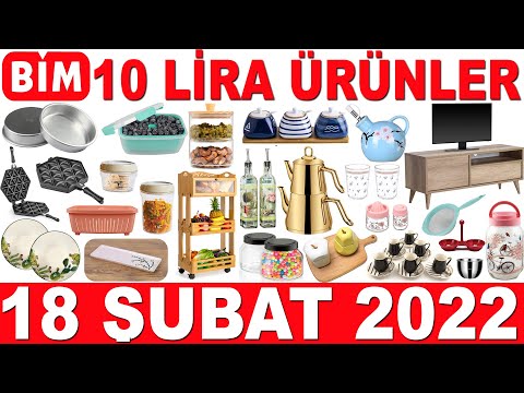 BİM 18 ŞUBAT 2022 10 LİRA ÜRÜNLER KATALOĞU | BİM AKTÜEL NE ALIRSAN 10 LİRA | BİM AKTÜEL