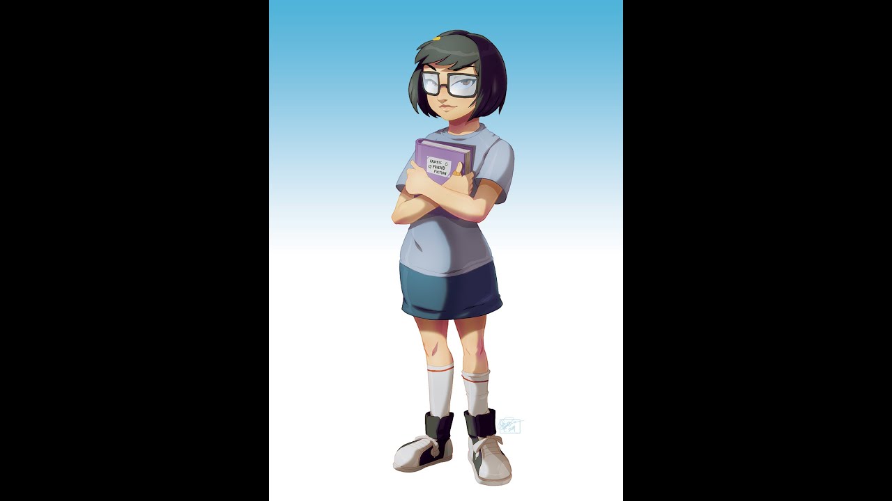 Drawing Tina from Bob's Burgers - YouTube