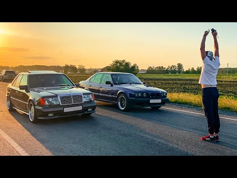 Злые ВОЛКИ! E500 Mercedes vs BMW 540i vs Mercedes E500 AWD