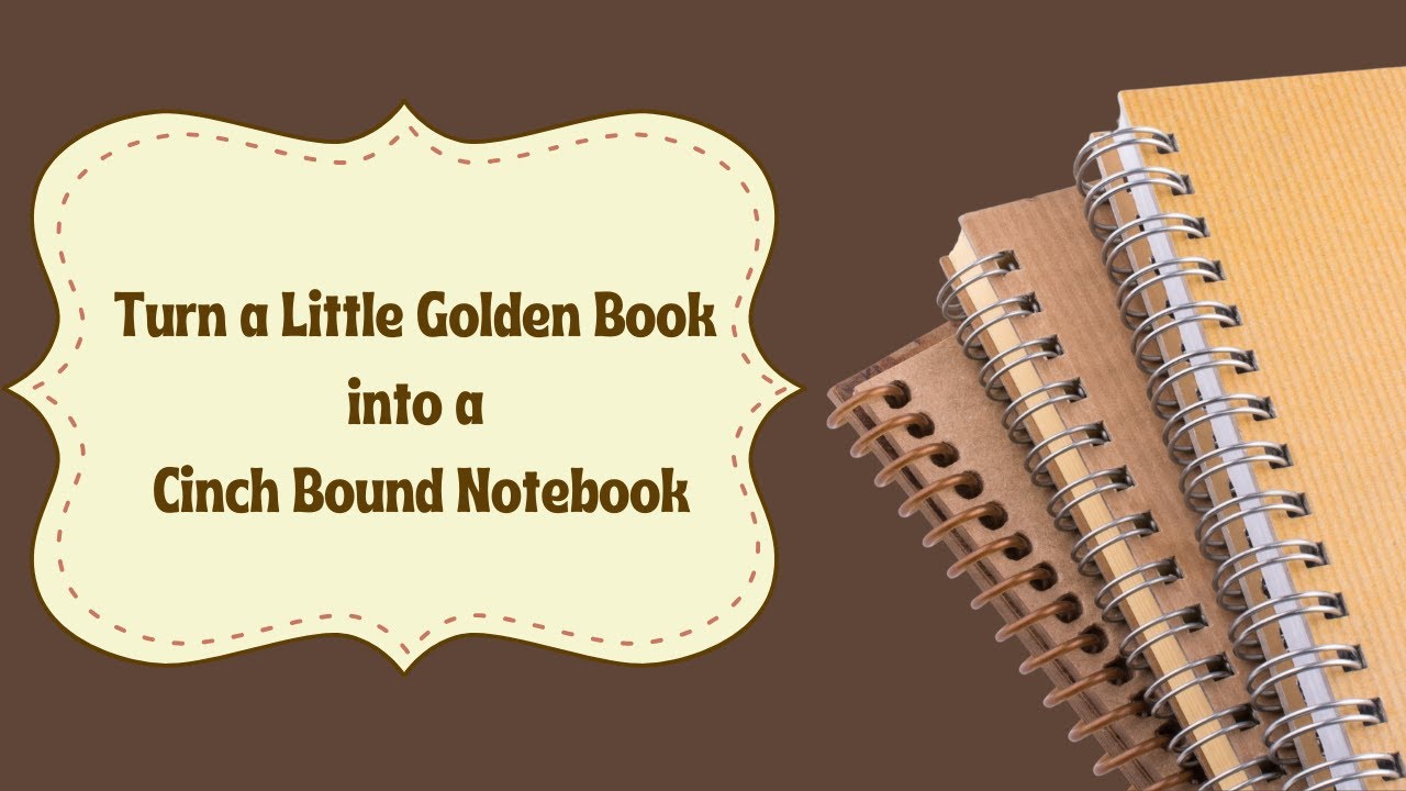 ️ A Vertical Cinch Bound Little Golden Book ⬅️ - YouTube