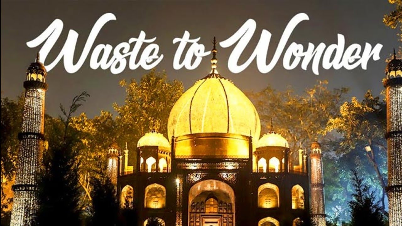 Seven wonders from waste || waste to wonder park, new delhi || curious ...