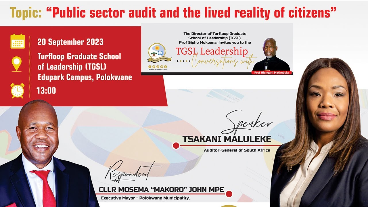 Auditor-General of SA on public sector audit | TGSL Leadership ...