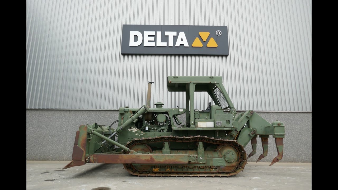 Demonstration video Caterpillar D7G Ex-Army Dozer - YouTube