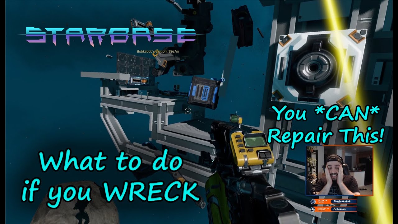 CRASHED Your Ship and Need to REPAIR? Try this! | Starbase Early Access ...