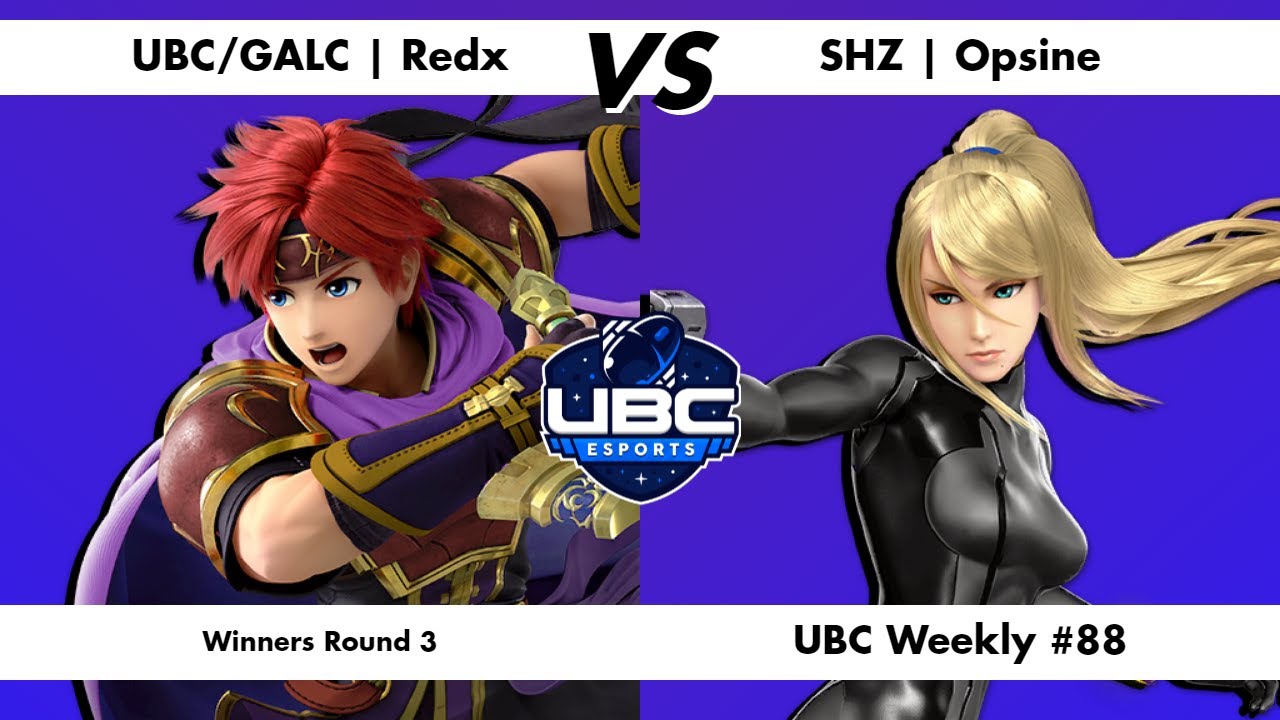 UBC Weekly #88 - Winners Round 3 - UBC/GALC | Redx (Roy) Vs. SHZ | Opsine (Zero Suit Samus ...