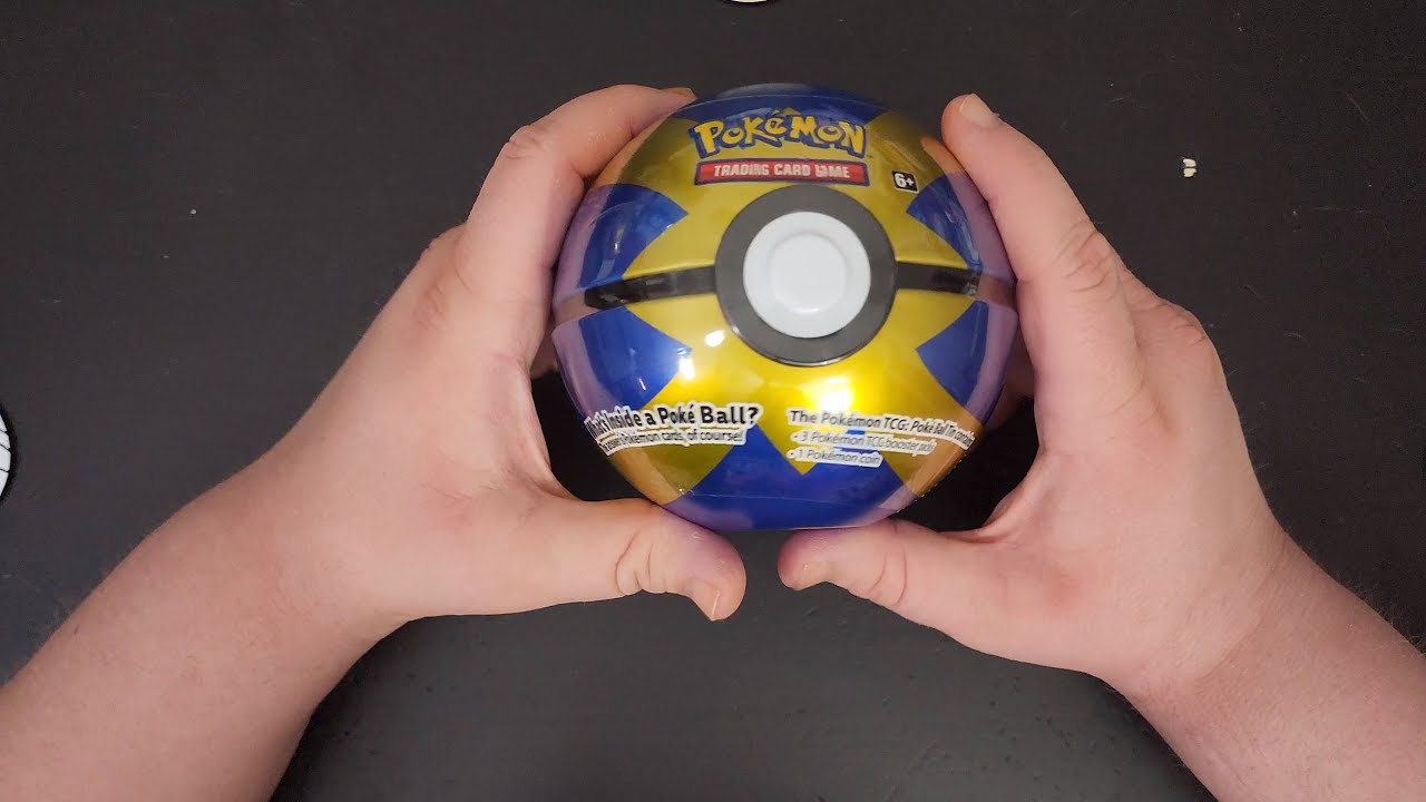 Pokemon 2022 Spring Blue Quick Pokeball Tin - YouTube