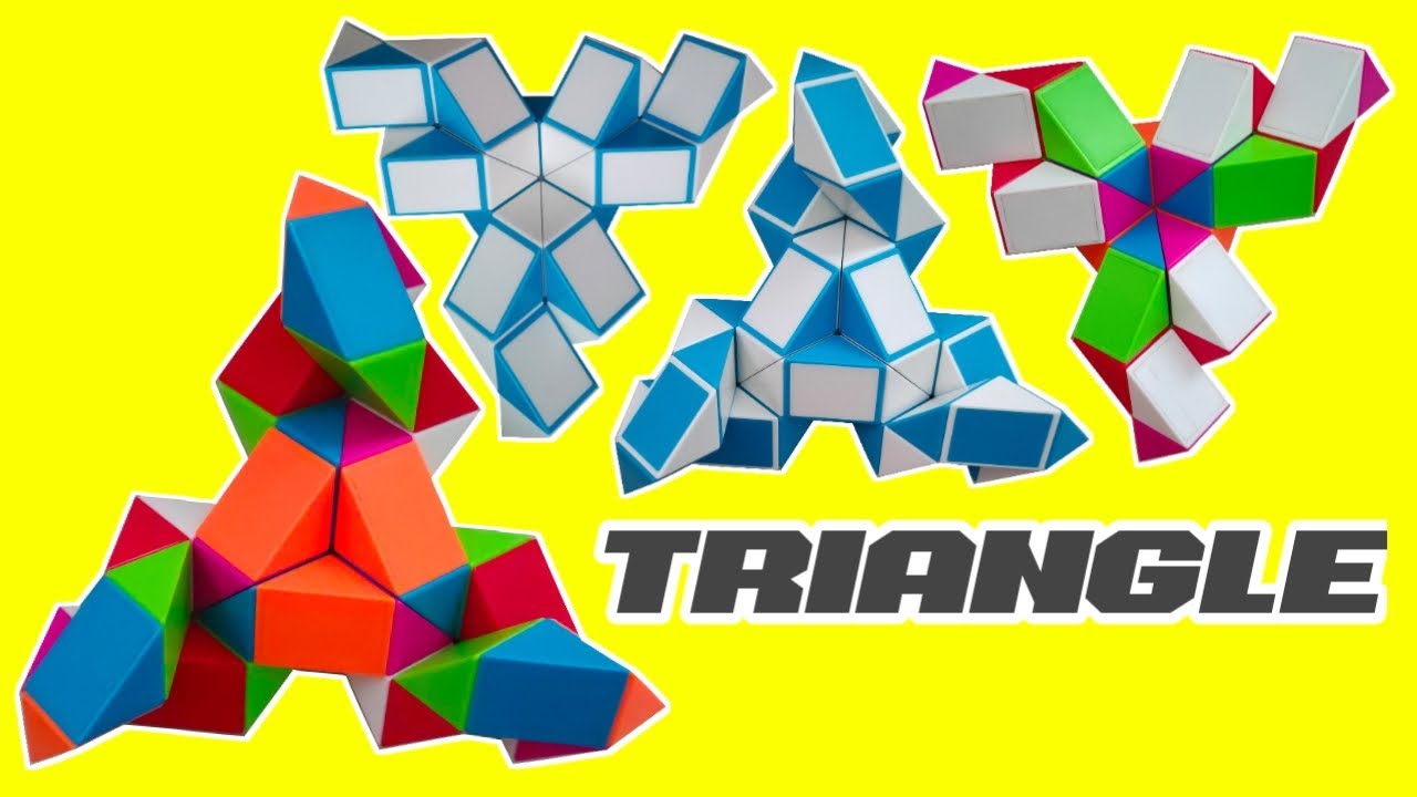 Rubik Ular/Rubik Snake Rainbow_36 Segment "Triangle" #14 - YouTube