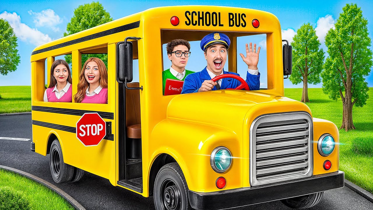 Aprendemos las Reglas del Autobús Escolar con Amigos | Desafíos ...