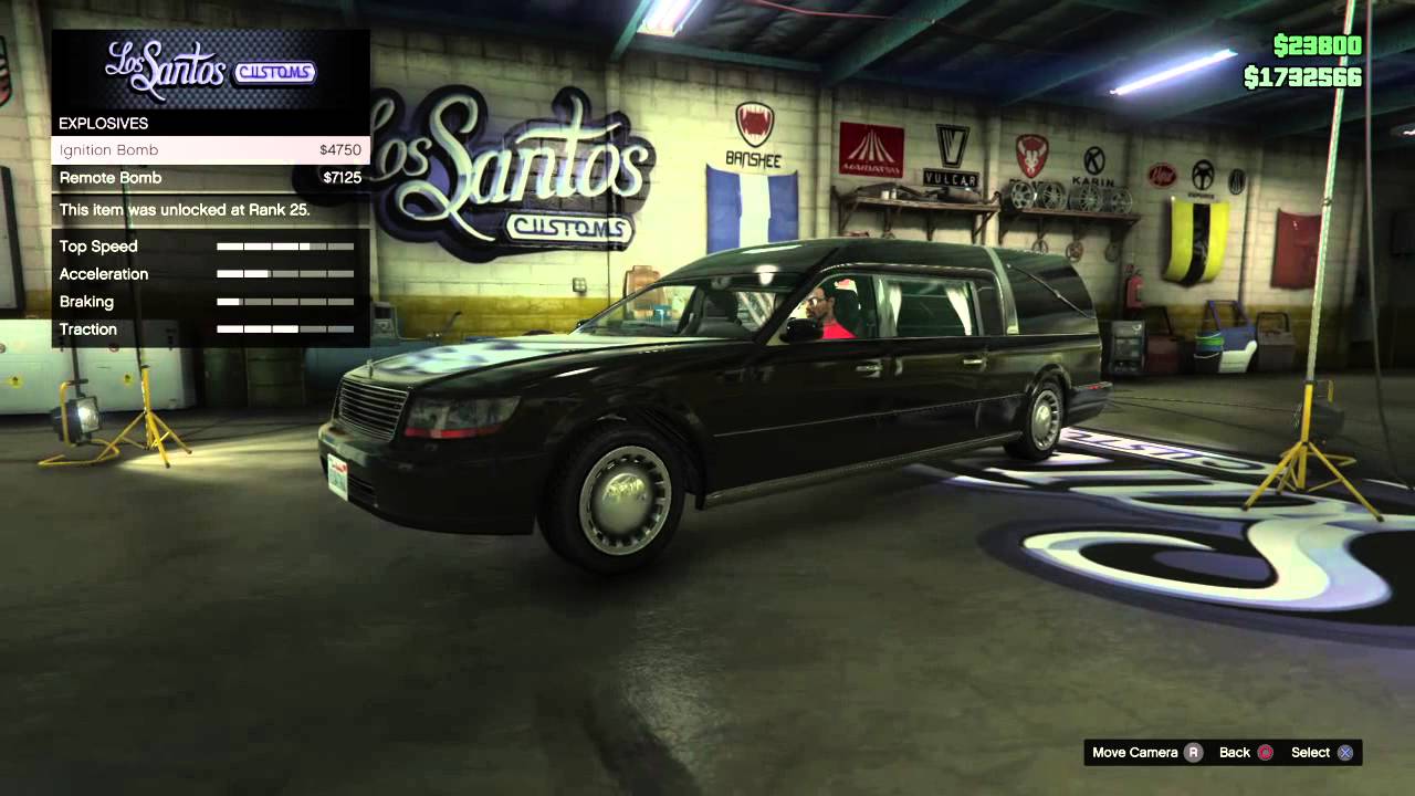 GTA V Online - How to spawn & store the Romero Hearse! - YouTube