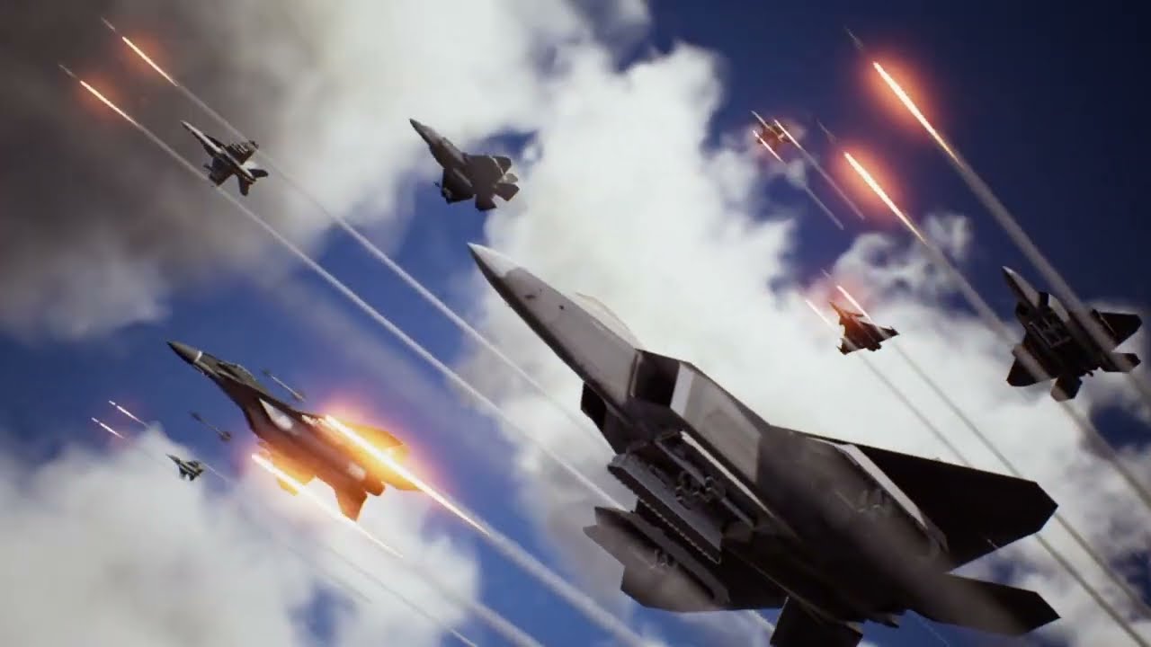 Top Gun: Maverick F-14A Tomcat vs 5th Gen Fighters | Ace Combat 7 - YouTube