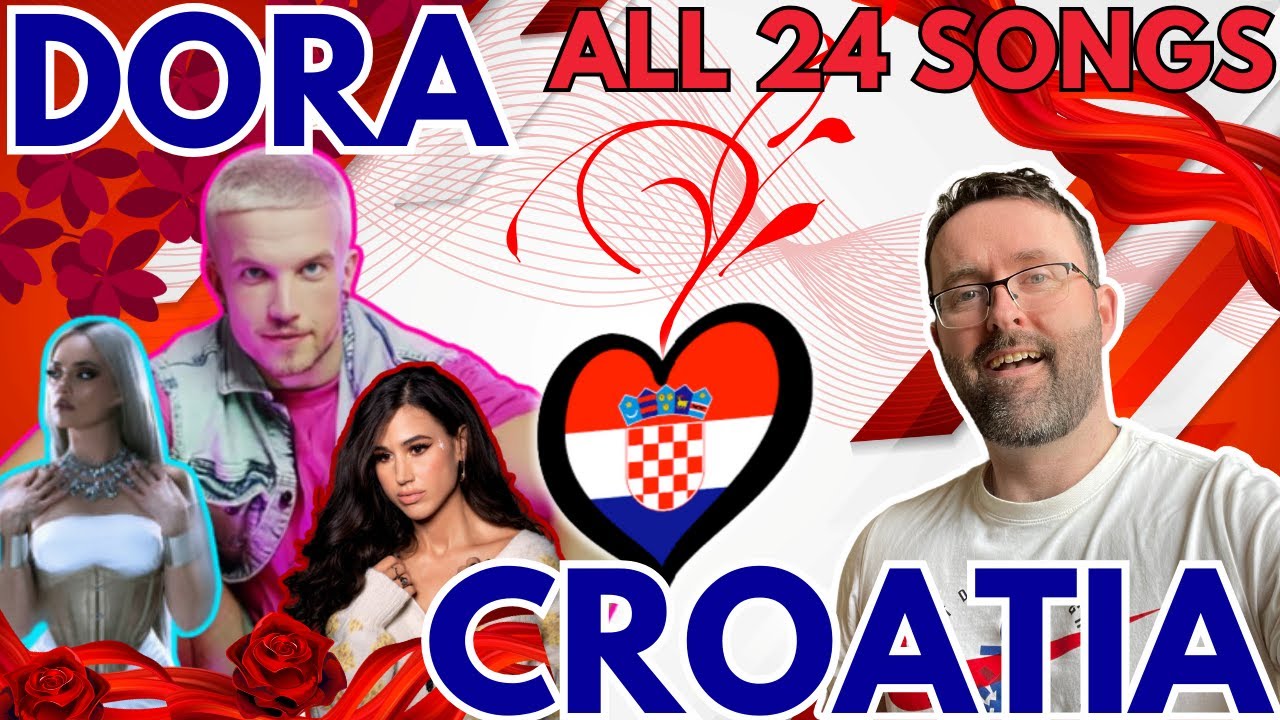 🇭🇷 Dora ALL 24 Songs ANALYSIS & REACTION | Croatia | Eurovision 2024 ...