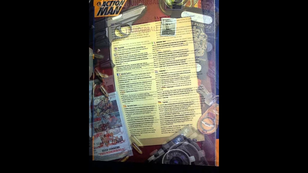 James Bond Ltd Edn 1997 Action Man - Thunderball by hasbro - YouTube