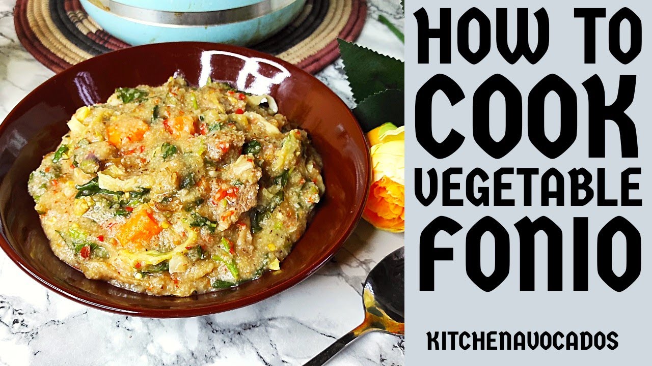 How To Cook Vegetable Acha Porridge | #kitchenavocados | # ...