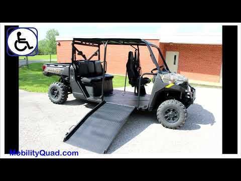 ADA Camo UTV wheelchair ATV - YouTube