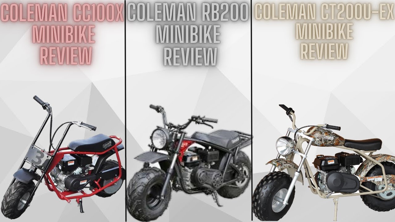 Coleman CC100X, RB200, & CT200U-EX Review And Ride - YouTube