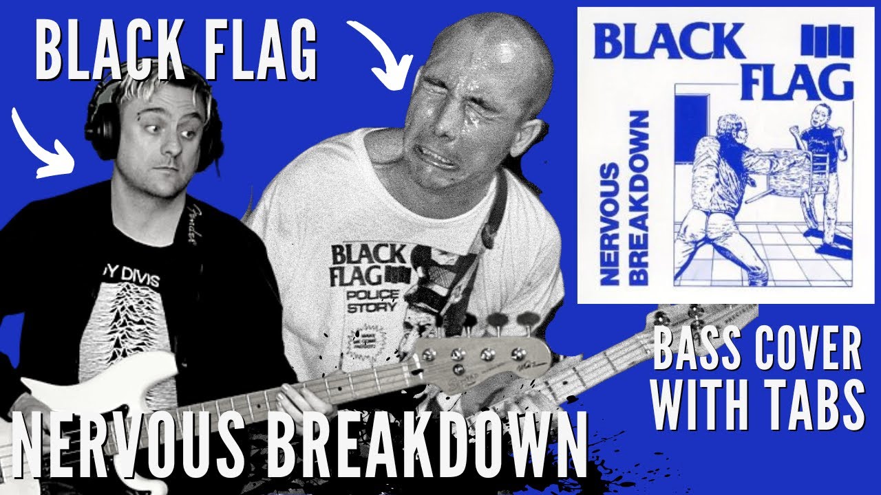 Black Flag - Nervous Breakdown Bass Cover (with tabs) - YouTube