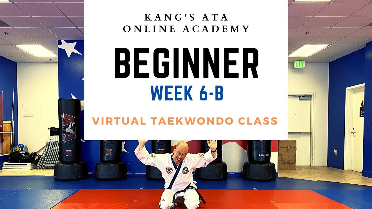 Virtual Taekwondo Class - Beginner (Week 6-B) - YouTube