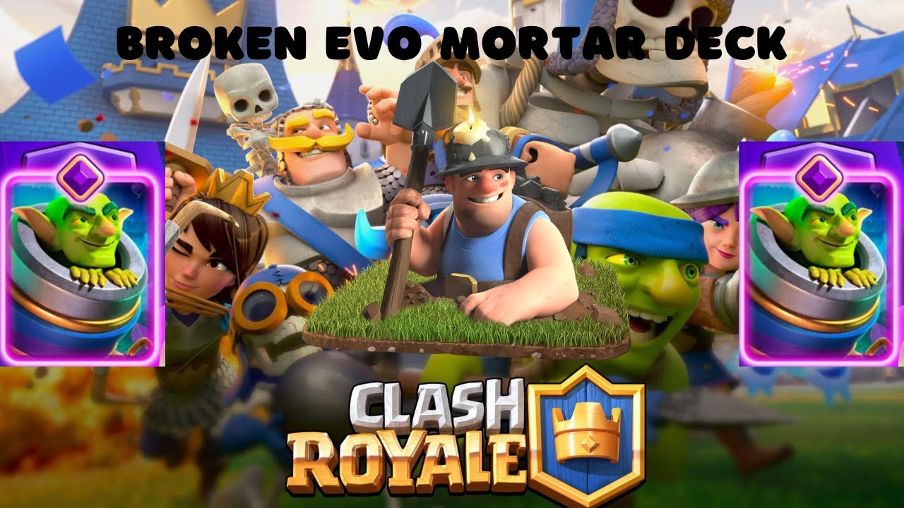 This EVO MORTAR Deck Came Out Of Nowhere In Clash Royale... - YouTube