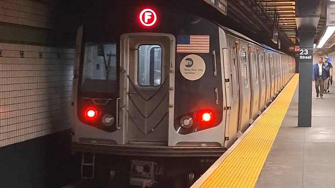 NYC Subway R160 F Train Ride From Jackson Heights to Lexington Av/63rd ...
