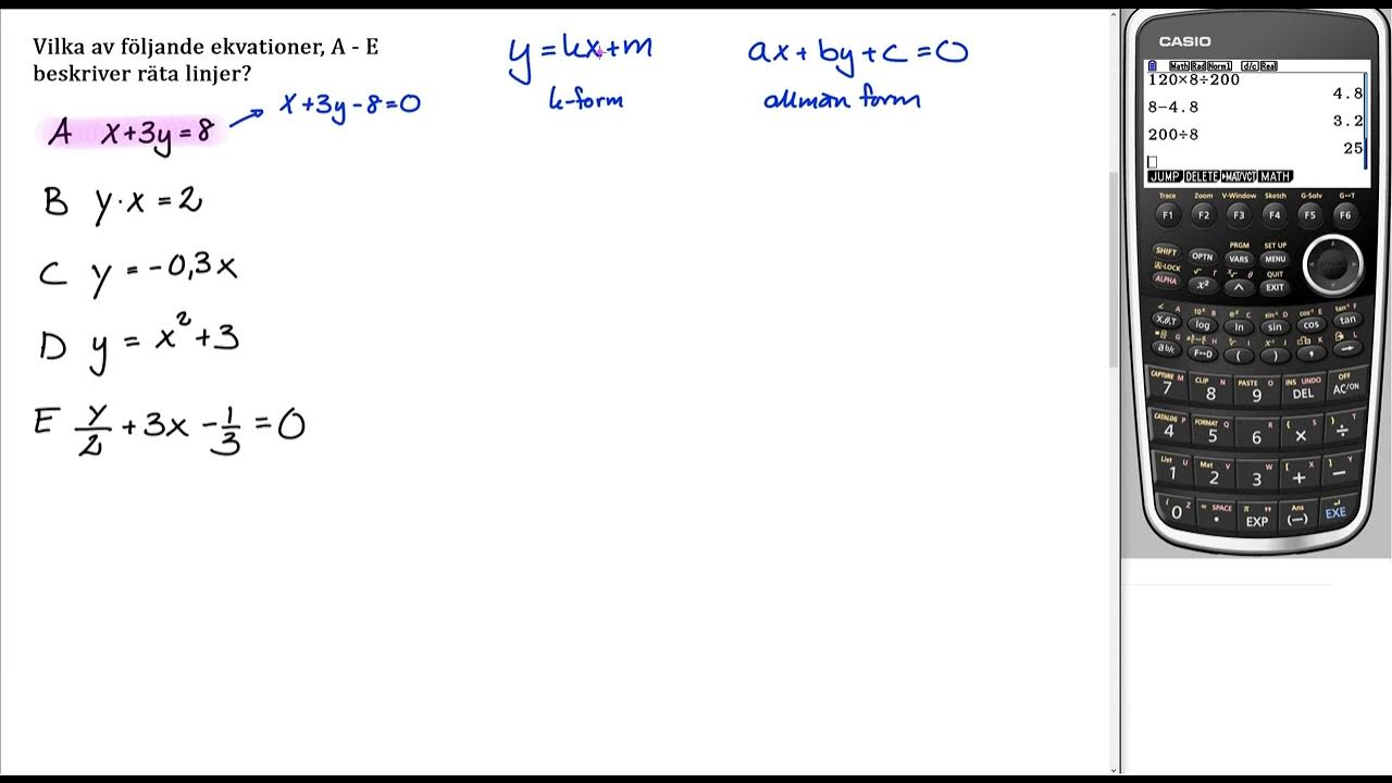 Matematik 5000+ 2b Uppgift 1237 för reviderad ämnesplan 2021 - YouTube