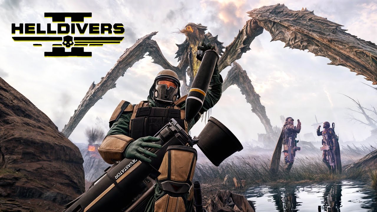 Insane Helldivers 2 War in 4K - RTX 4080 Super Gameplay - YouTube