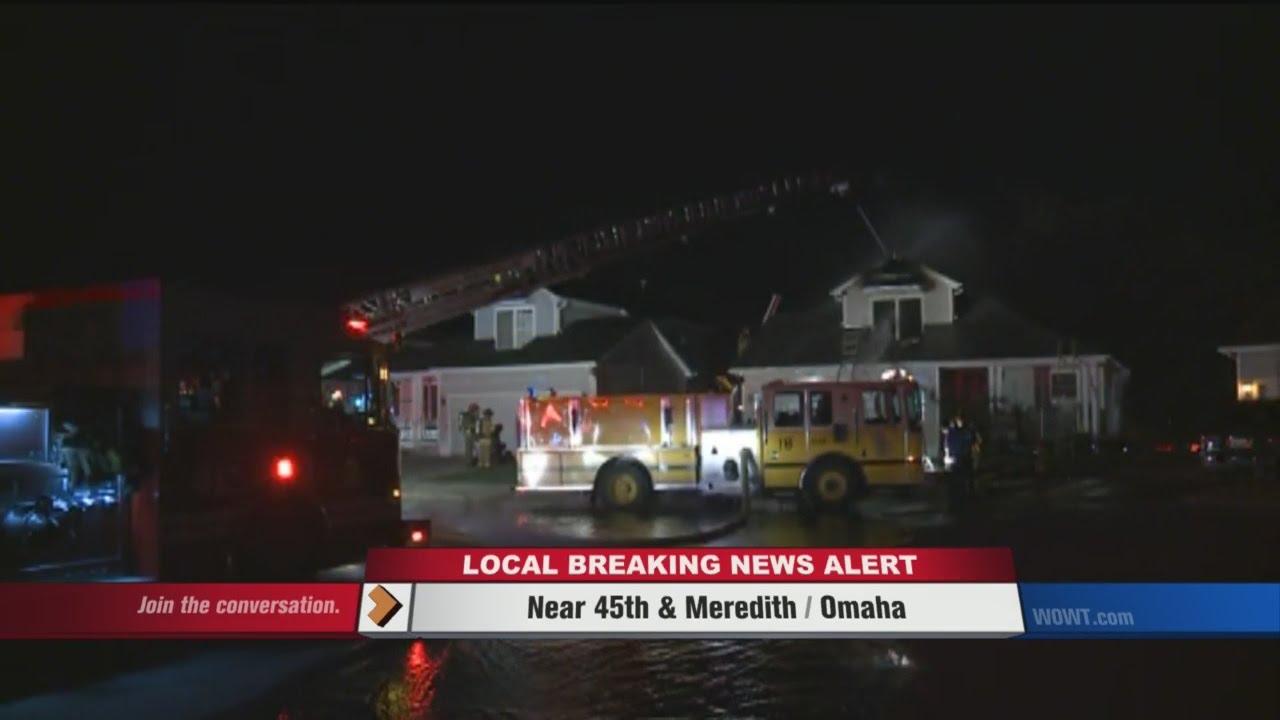 House Catches Fire Near 45th & Meredith - YouTube