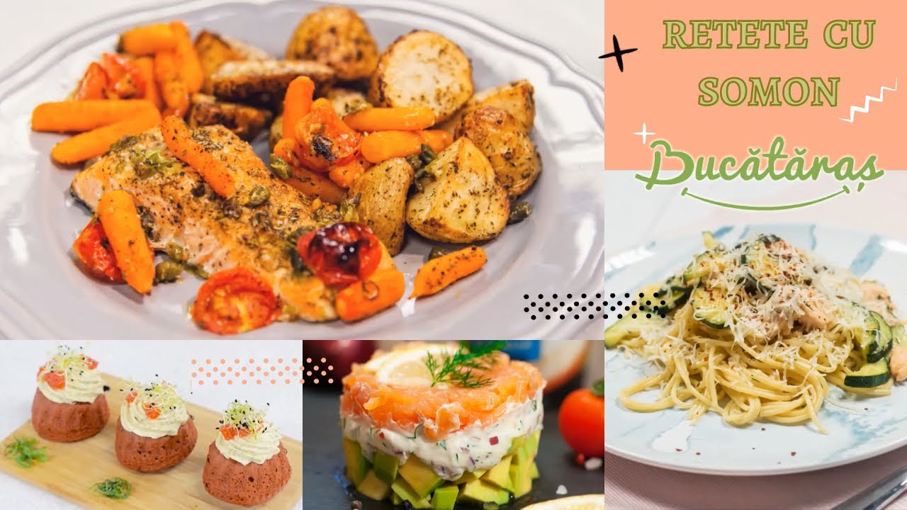 Preparate inedite cu somon!😋 5 Rețete simple și delicioase | Bucataras ...
