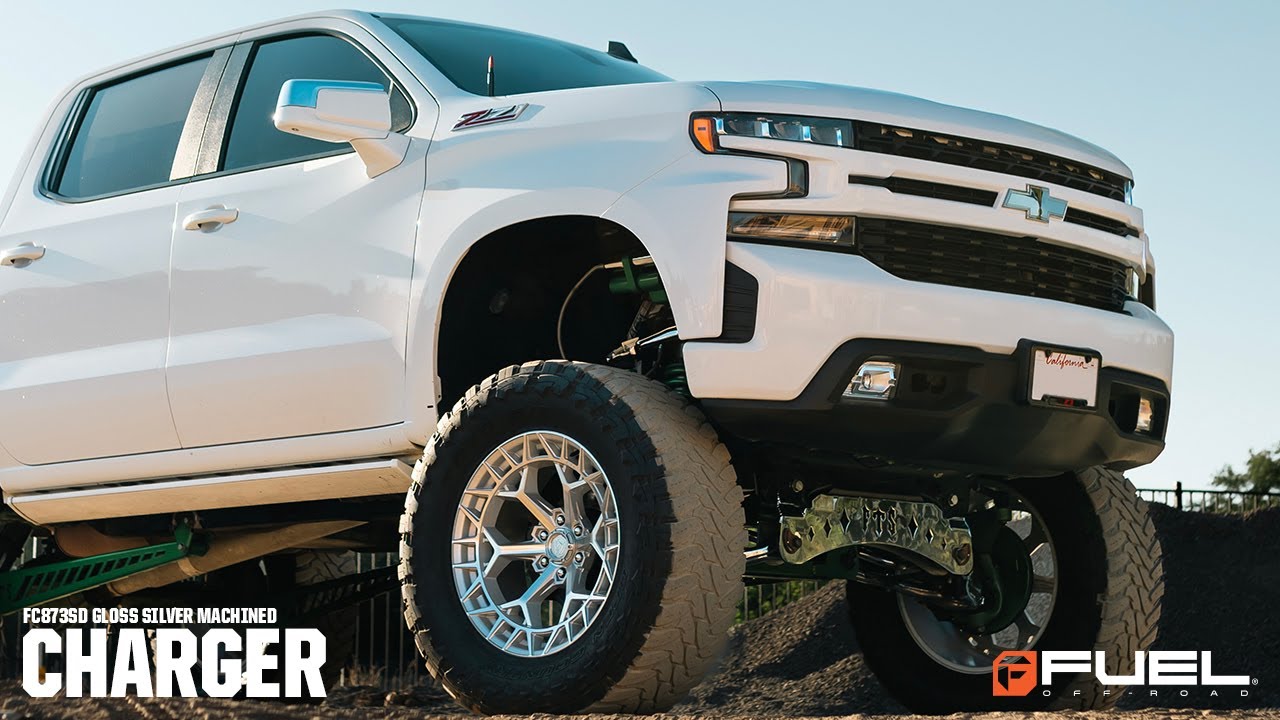 Fuel FC873 Charger | 22x10 | Gloss Silver with Machined Face ...