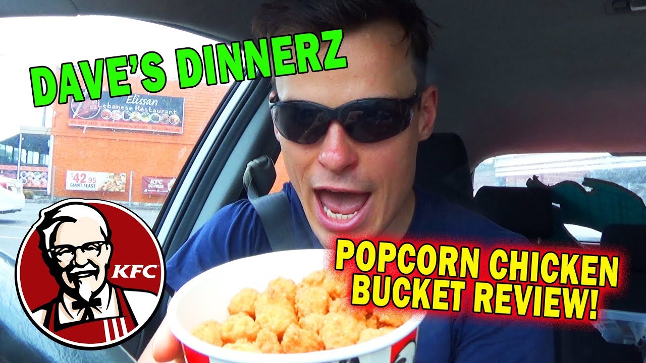 Dave's Dinnerz - Popcorn Chicken Bucket REVIEW! - YouTube