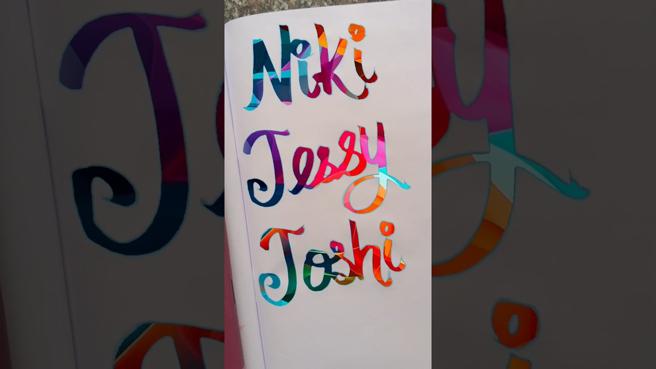 Niki Jessy Joshi #viral#shortsyoutube#viralvideo#ytshorts#calligraphy# ...