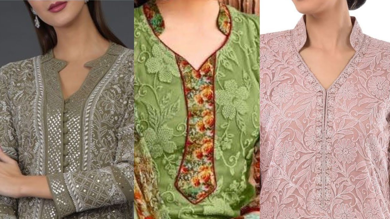 Half Ban Neck Designs For Winters||Trendy Ban Neck Designs For Kurti ...