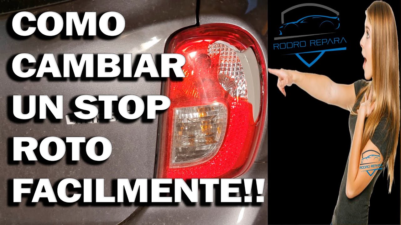 Como reemplazar un stop o faro de freno roto en tu auto - YouTube