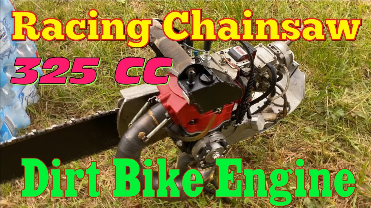 Racing Chainsaw! Honda CR 250! Dirt Bike 325 CC High Performance Stihl Powersports Race Saw ...
