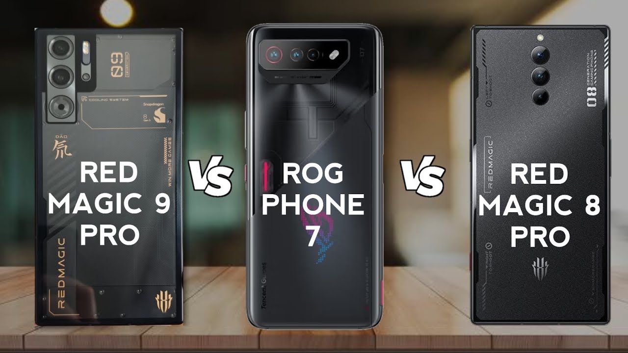 Red Magic 9 Pro vs Rog Phone 7 vs Red Magic 8 Pro - YouTube