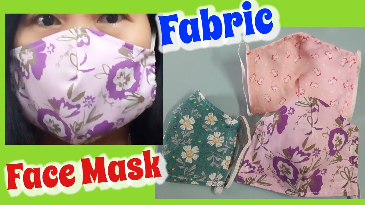 Stitching a Fabric Mask - YouTube