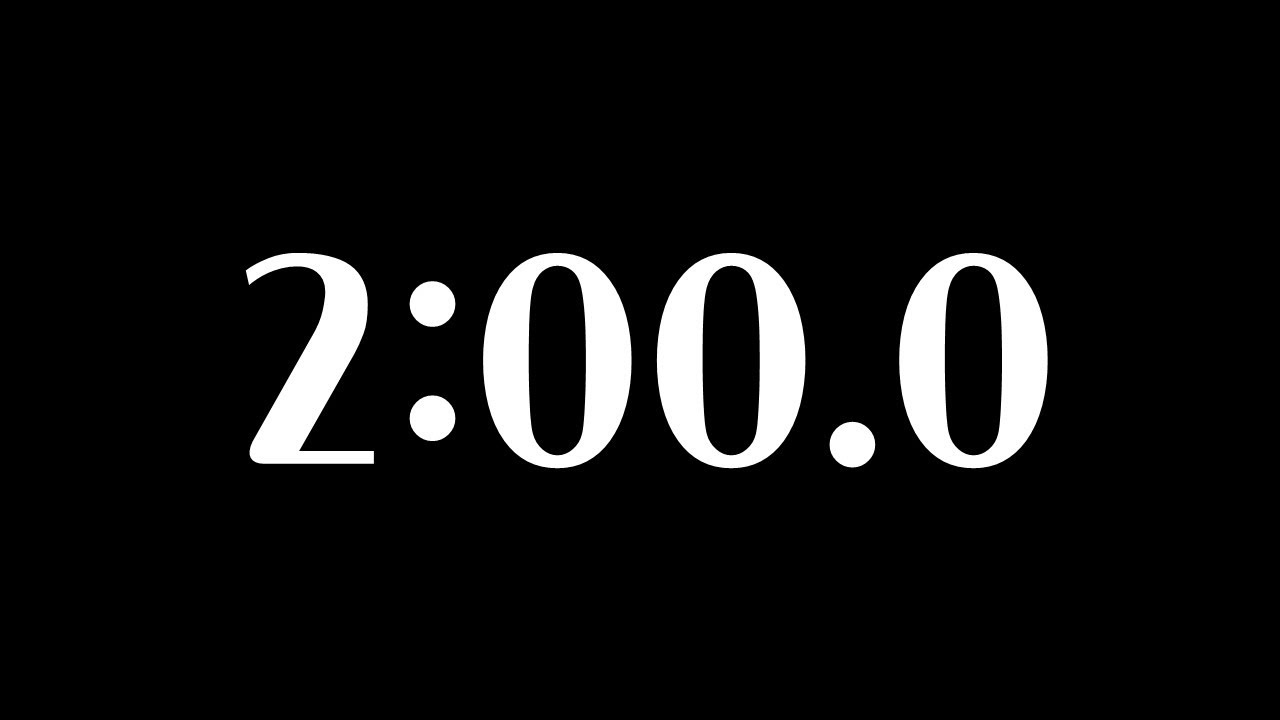 2.0 Minute Timer - YouTube