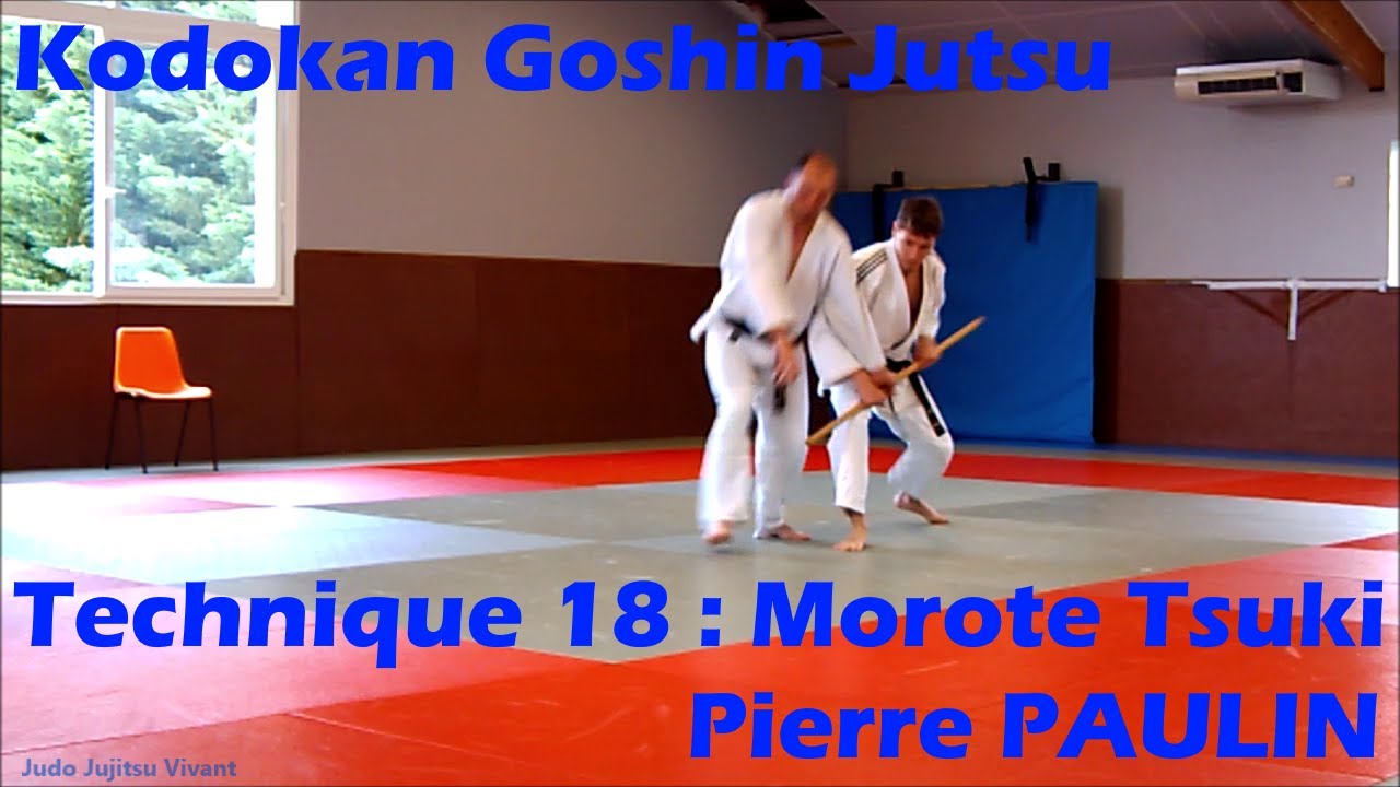 Kodokan Goshin Jutsu Technique 18 : Morote Tsuki - YouTube
