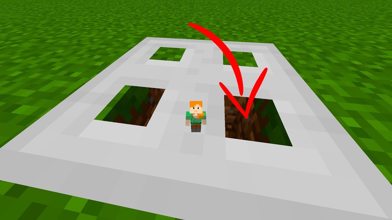 can i fall into the trapdoor hole ? - YouTube