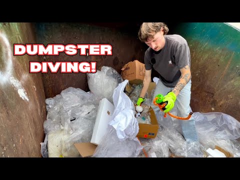 Dumpster Dive With Us! Dog Toys, Drinks, & More!