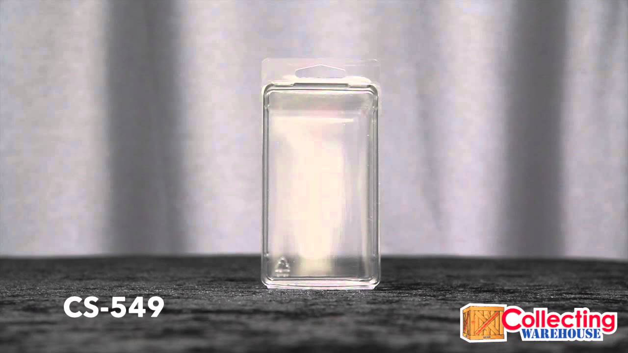 Clear plastic clamshell storage case - YouTube