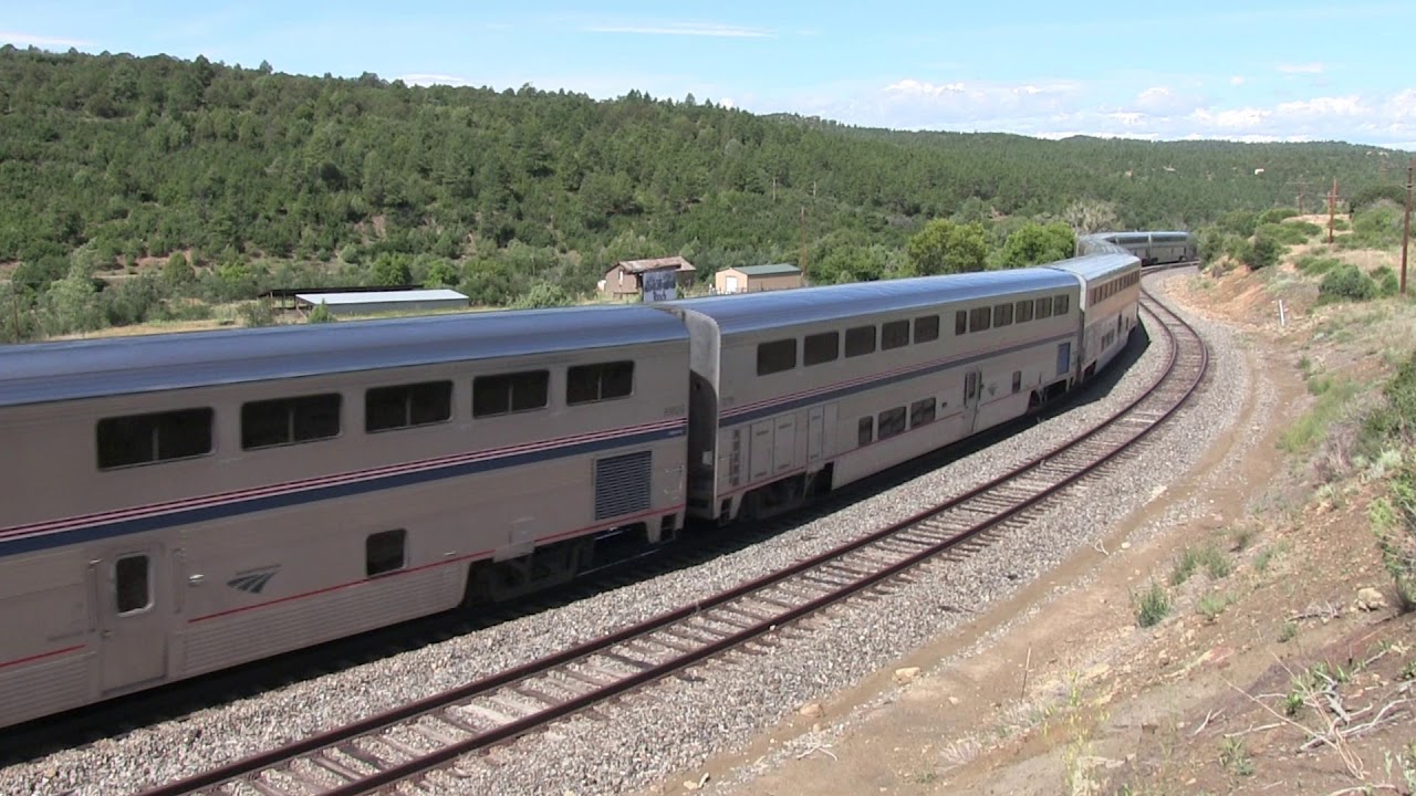Amtrak climbs the 3.3% grade of Raton Pass, steepest main line grade ...