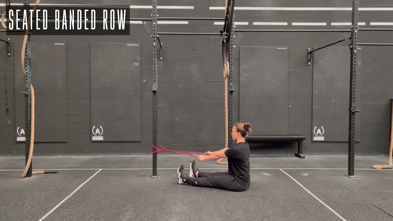 SEATED BANDED ROW - YouTube