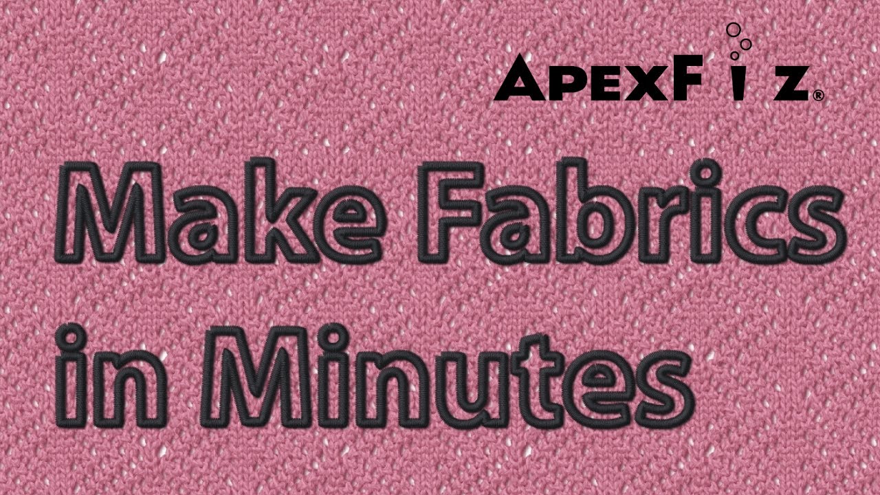 Make Seamless Digital Knit Fabrics for 3D Design Garment (APEXFiz ...
