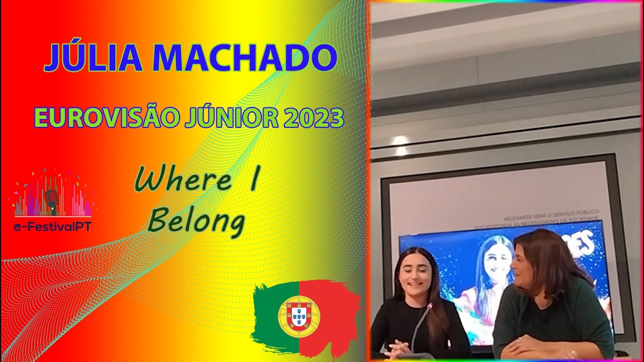 Conferência de imprensa Júlia Machado | JESC 2023 - YouTube