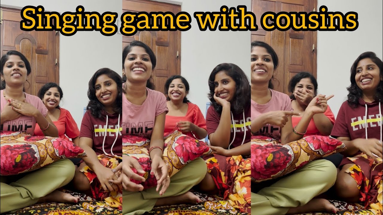 Singing game with cousins 😍//Cousins forever//Game challenge 😍 ...