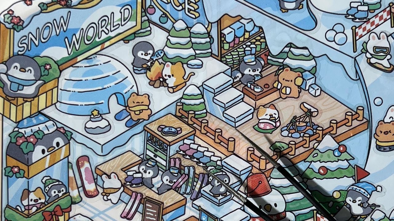 ASMR DIY Scene Stickers - 4K - YouTube