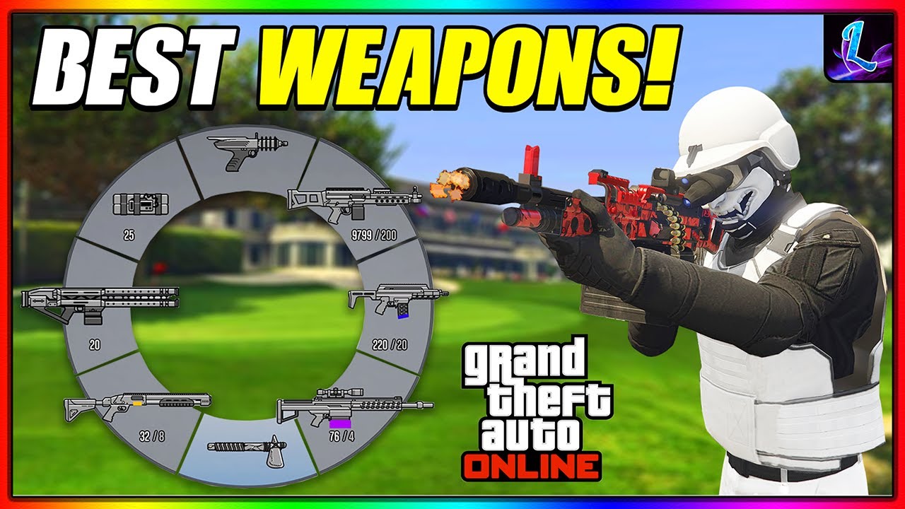 Best Weapons To Use In GTA 5 Online - Best Custom Weapon Loadout! (MUST ...
