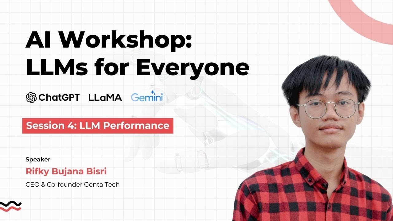 ️🤍 AI Workshop: LLM Performance - YouTube