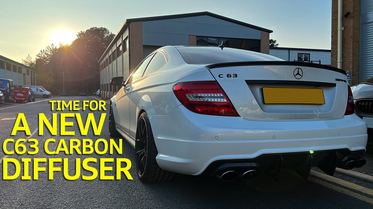 Mercedes C63 Carbon Fibre Diffuser! - YouTube
