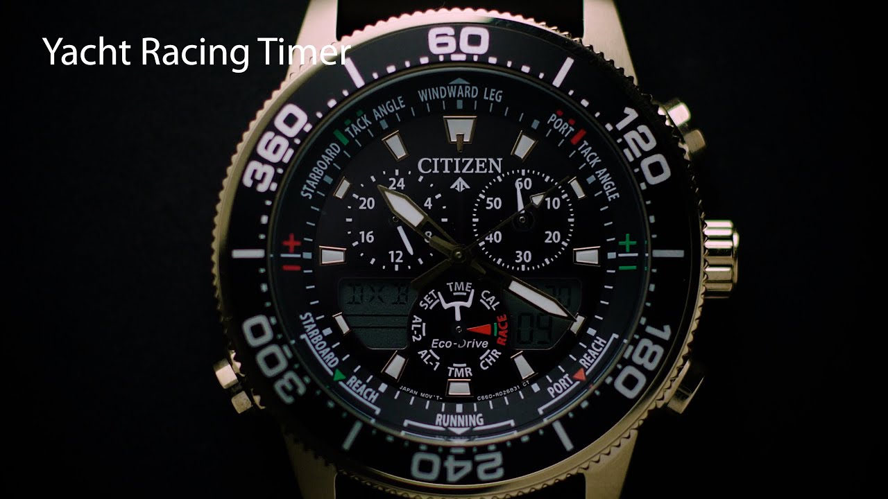 Promaster Marine Yacht Timer JR4063-12E | CITIZEN - YouTube